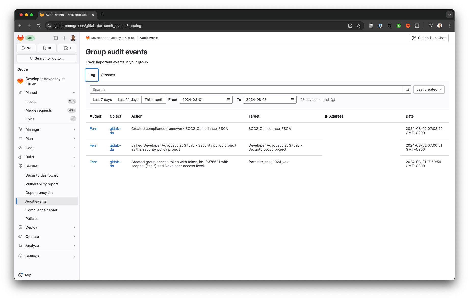 Meet regulatory standards with GitLab security and compliance
